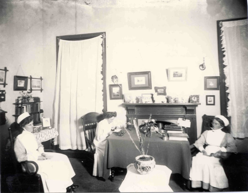 Nurse Matron And Staff In Sitting Room Ca 1920 4 1B 23 EHive