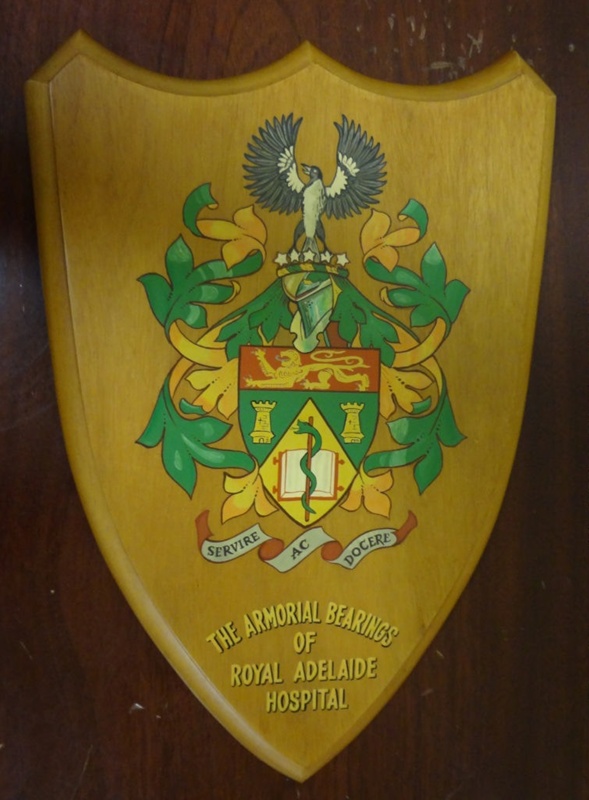 Equipment: Small-medium sized RAH Coat of Arms Wooden Plaque; Ca 1970 ...
