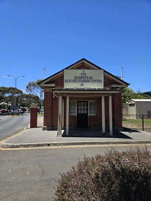 Exterior: Hampstead Rehabilitation Centre Gatehouse; Margot Way, CALHN ...