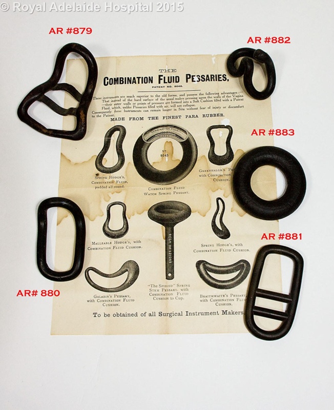 Instrument: Vulcanite Straight Pessary; 1880; AR#880 | eHive