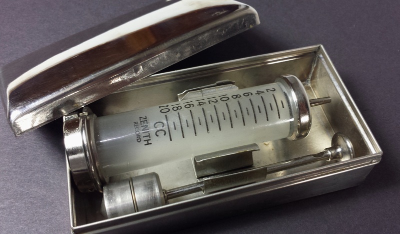 Instrument: Syringe in Stainless Steel Case; Zenith Medical Supply Pty ...