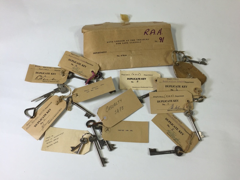 Hospital Fittings: Duplicate Safe Keys; Ca 1966; AR#1803 | eHive
