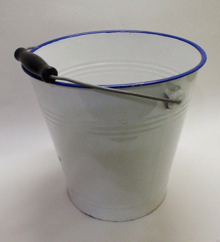 Equipment: Enamel Bucket; Ca 1940; AR#2396 | eHive