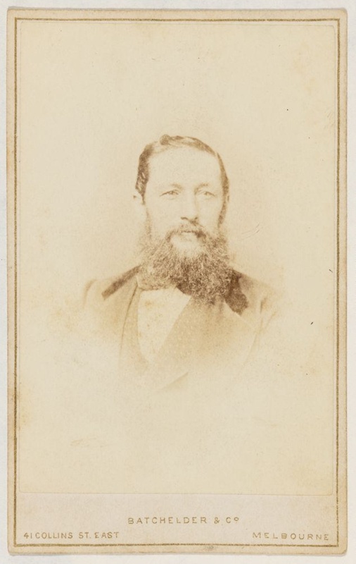 Studio portrait of Captain Davis, of the ship 'Cardigan Castle ...