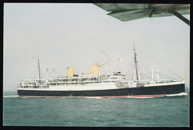 The M.V. 'Rangitata', the New Zealand Shipping Company in Lyttelton ...