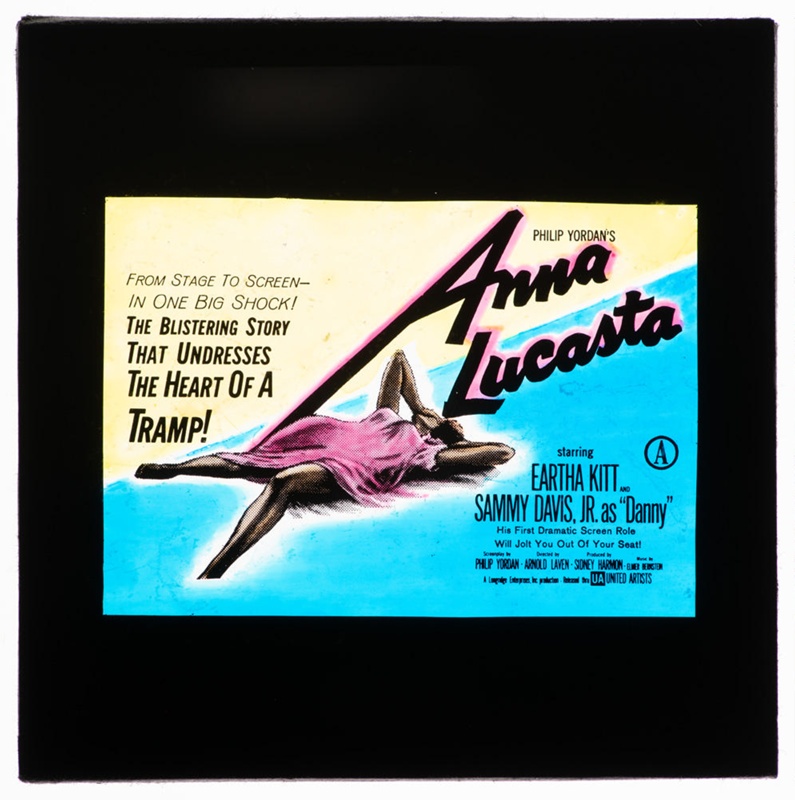 Advert/ title card for 'Anna Lucasta' (1958 movie).; Unknown; 1958 ...