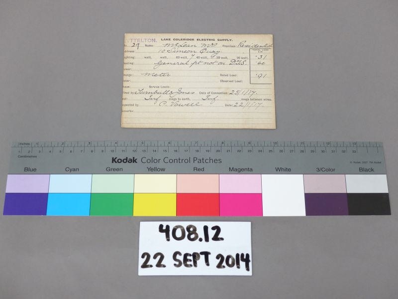Meter card; Unknown; Unknown; 408.12 | eHive