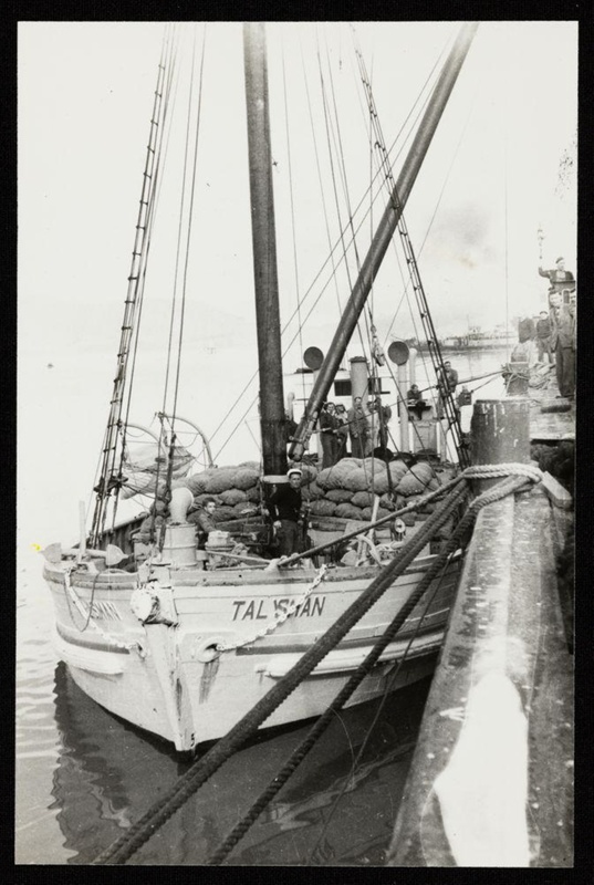 The sailing ship 'Talisman' in port.; Unknown; 1900-1950; 14721.1 | eHive