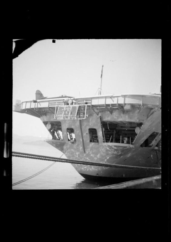 Stern of unidentified ship.; Unknown; 1950-2000; 6404.1 | eHive