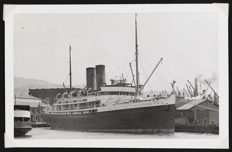 The 'Maori' in port.; Unknown; 1900-1950; 14990.171 | eHive