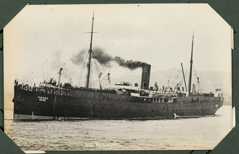 The S.S. 'Aparima' in harbour.; Unknown; 1900-1950; 14987.26 | eHive