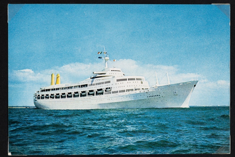 The 'Canberra' at sea.; Unknown; 1900-1950; 14989.184 | eHive