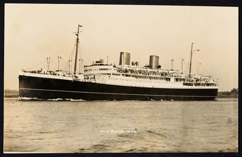 The M.V. 'Rangitata', the New Zealand Shipping Company.; Unknown; 1929 ...