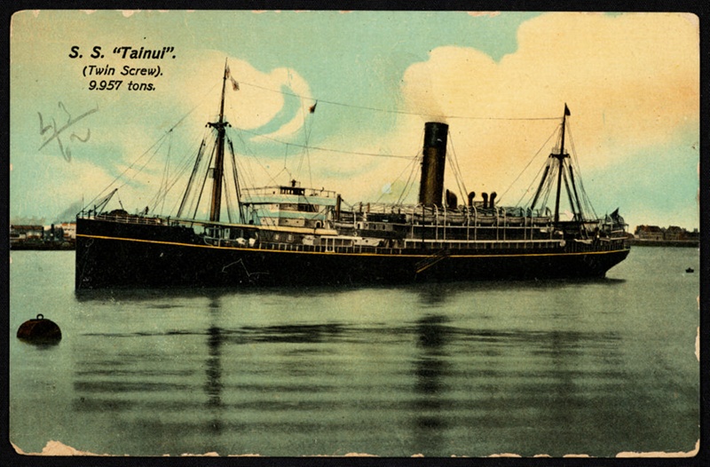 The SS 'Tainui', Shaw, Savill & Albion Line. ; Tanner Bros; 1908-1939 ...