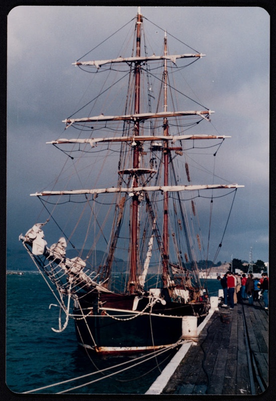 The Brigantine 'Zebu', the Operation Raleigh training ship, in ...