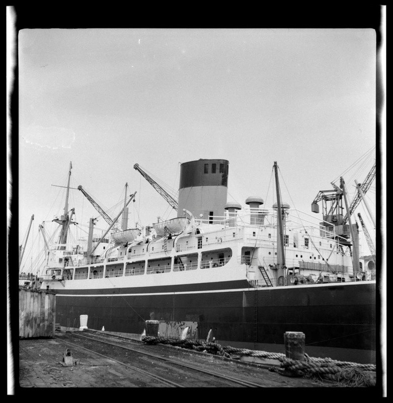 Funnel of unidentified ship, 1963.; Unknown; 1963; 13348.1 | eHive