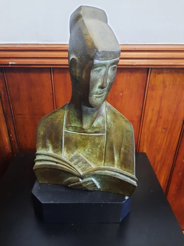 Bronze bust of Katherine Mansfield ; Terry Stringer; 1989; KMBS 0015.1 ...