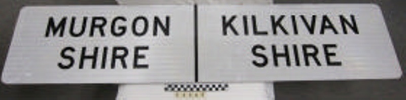 Sign, Murgon - Kilkivan Shire; Artcraft; 2009; T-1565-0 | eHive