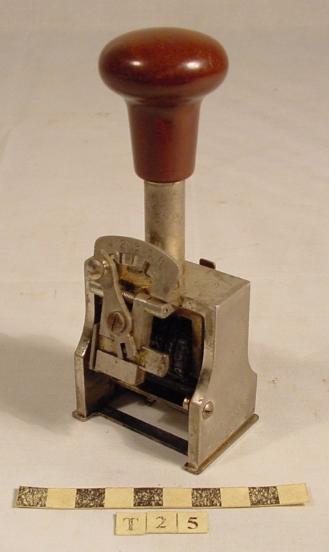 NUMBERING STAMP; T-25-0 | eHive