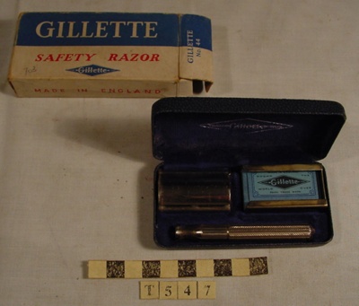 SAFETY RAZOR; Gillette Industries Limited; T-547-0 | eHive