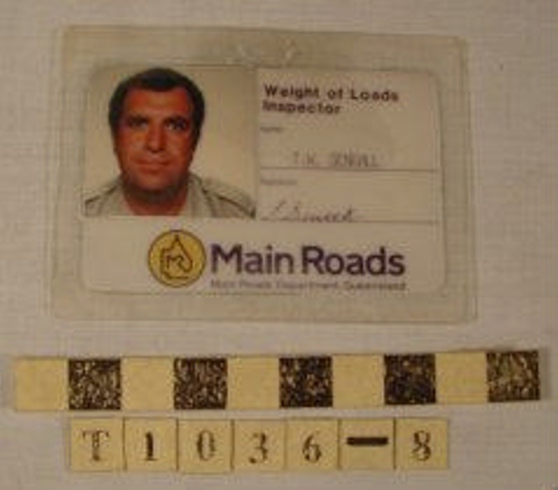 Photo Identification; Main Roads, Queensland; T-1099-0 | eHive