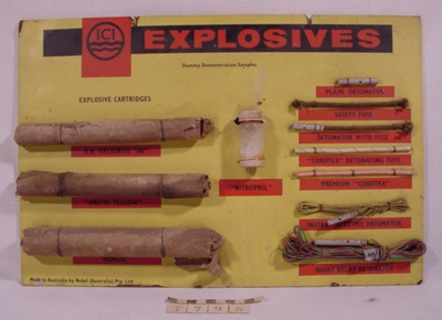 DUMMY EXPLOSIVES DEMONSTRATION SAMPLES; ICI; T-796-0 | eHive