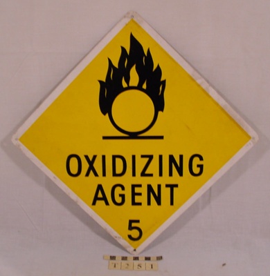 OXIDIZING AGENT SIGN; T-251-0 | eHive