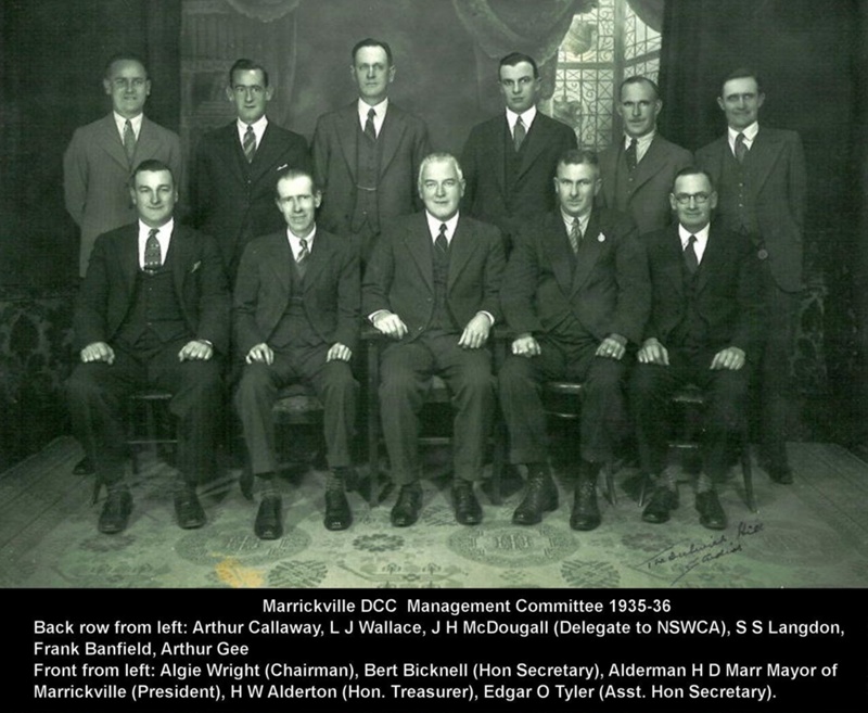 Marrickville DCC Management Committee 1935/36; 1935/36; RPCM/DIC/2 | eHive