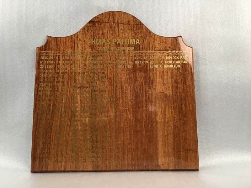 Commanding Officers Honour Board; HMAS Paluma; NAVY-15113-00 | eHive