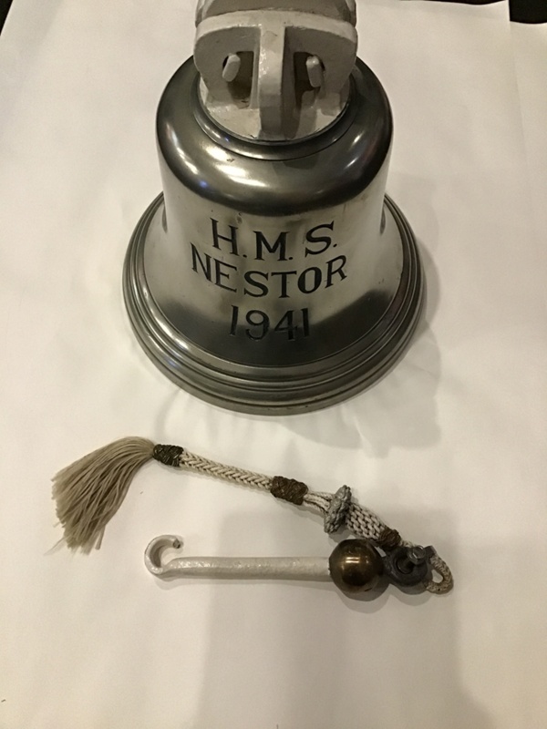 HMAS Nestor Ships Bell; RANHC-2025-083 | eHive