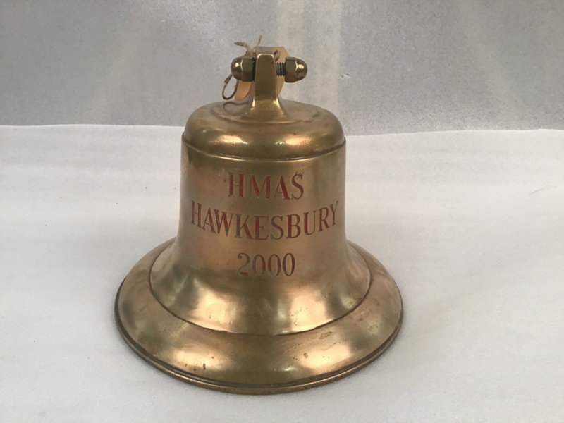 Ship’s Bell; Bell Rope and Clapper; HMAS Hawkesbury II; NAVY-15698-00 ...