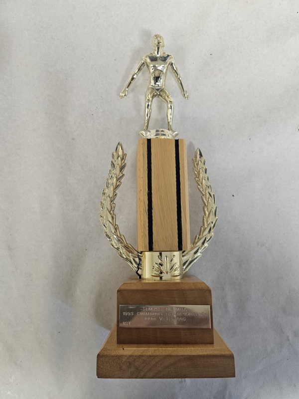 Swimming Trophy; Quality Trophies; 1993; RANHC-2025-110-03 | eHive