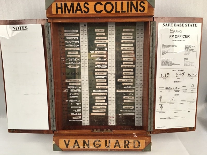 Leave Board; HMAS Collins; NAVY-15739-00 | eHive