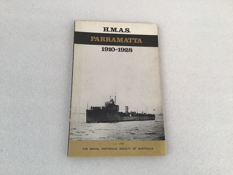 Book; H.M.A.S. Parramatta; 1910-1928; L.J. Lind; NAVY-15561-00 | eHive