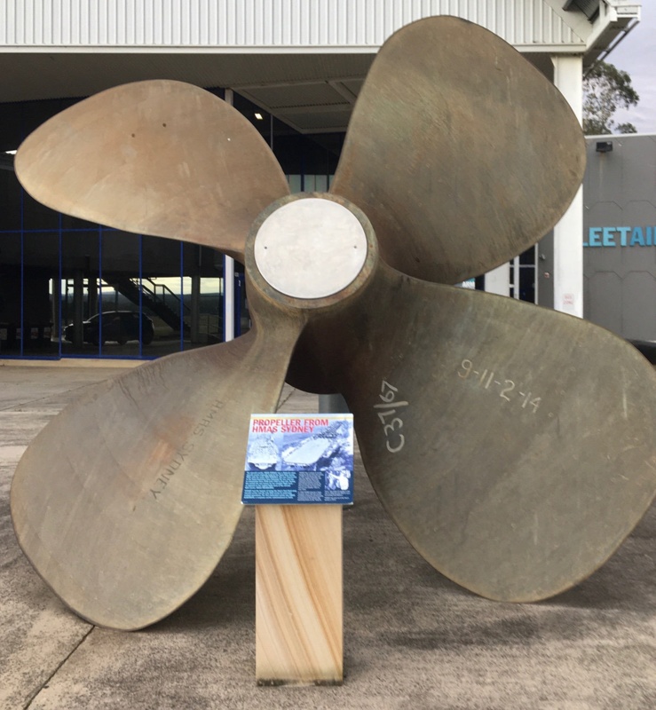 Propeller from HMAS Sydney III; Unknown; 1940"s; NAVY-40338-0 | eHive