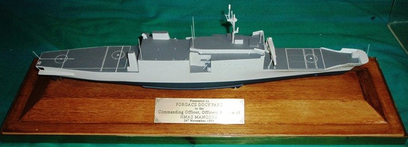 Model; HMAS MANOORA (II); Forgacs Dockyard; 1999; NAVY-4705-00 | eHive