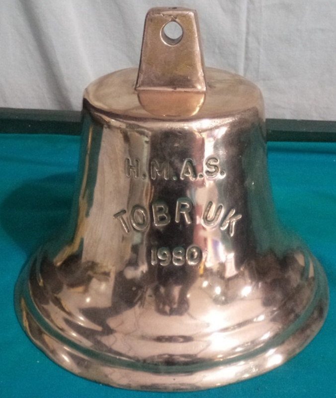 Ship's bell; HMAS TOBRUK (II); 1980; NAVY-4805-1 | eHive