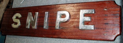 Name board; HMAS SNIPE; NAVY-4814-0 | eHive