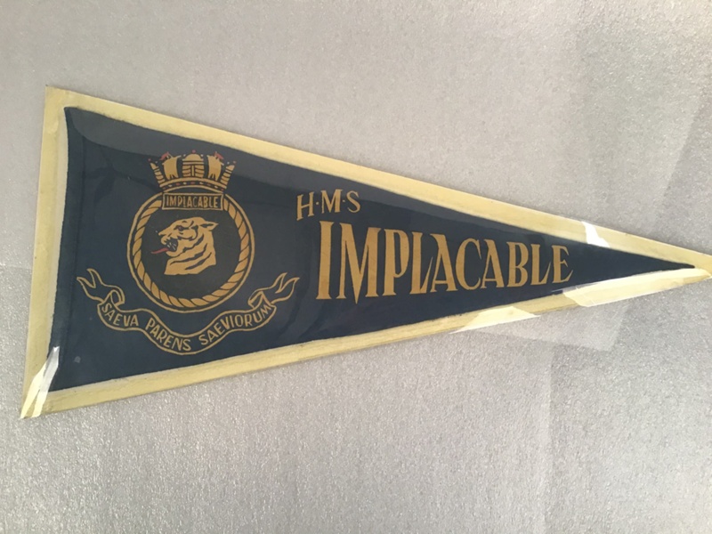 Pennant; HMS Implacable; Royal Navy; NAVY-2771-00 | eHive