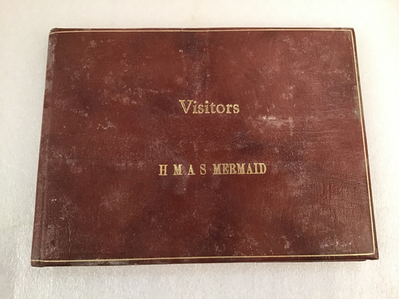 Visitor’s Book; HMAS Mermaid; 1989-2015; NAVY-15451-00 | eHive