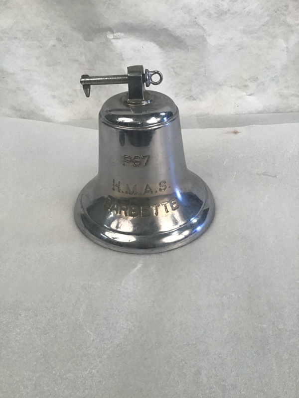 Ship’s Bell; HMAS Barbette; P97; NAVY-15027-00 | eHive