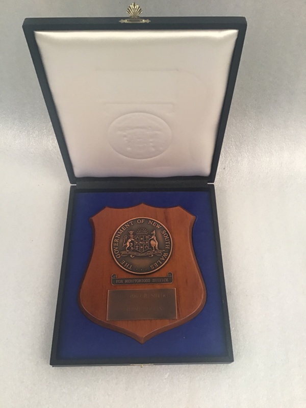 Meritorious Service Plaque; Maritime Command; 2001-2002 Bushfires; NAVY ...