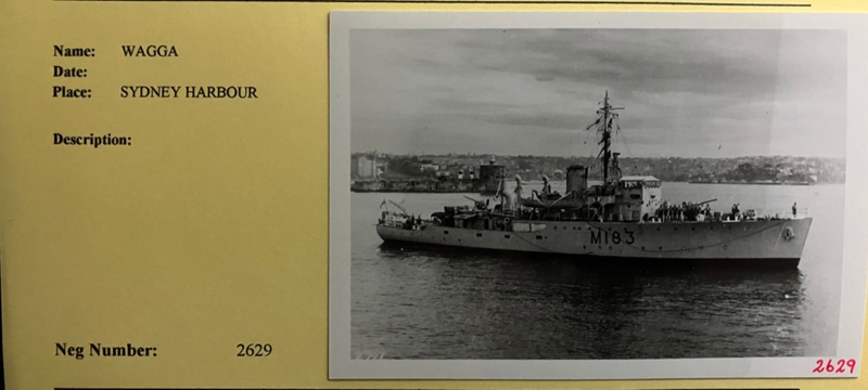 Photograph: NPU Photographic Archive Album: HMAS Wagga at Sydney ...
