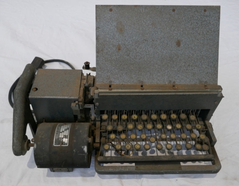 Morse Code Typewriter c1950's; Creed & Co Ltd; 1956; NAVY-41378-0 | eHive