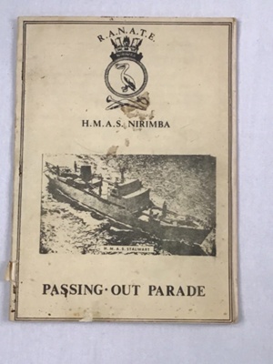 HMAS Nirimba Passing Out Parade Booklet 19 July 1965.; 1961; NAVY-15812 ...