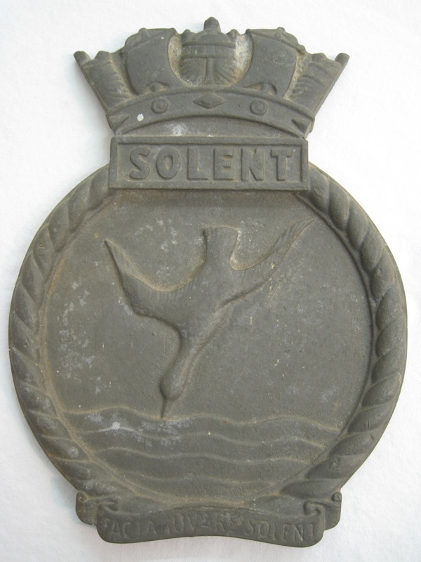 Crest of HMS Solent - RN submarine operating in the Far East during ...