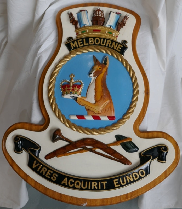 Ship's Badge: HMAS Melbourne; Unknown; Unknown; NAVY-41398-0 | eHive