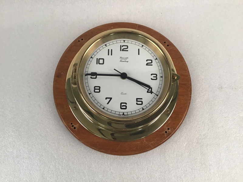 Brass Plated Clock; HMAS Darwin; NAVY-15525-00 | eHive
