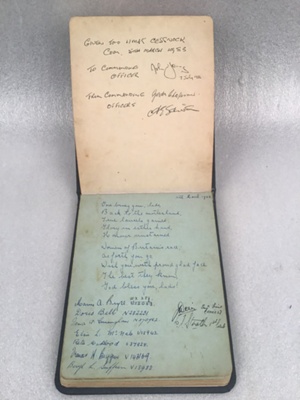 Visitor’s Book; HMAS Cessnock; 1942-1945; 1986-2004; NAVY-1094-00 | eHive