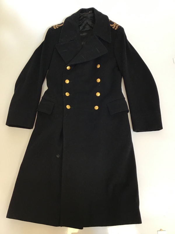 Bridge Coat - LEUT Peter Smith RANVR WWII 1942 - 1946; 1942; RANHC-2025 ...